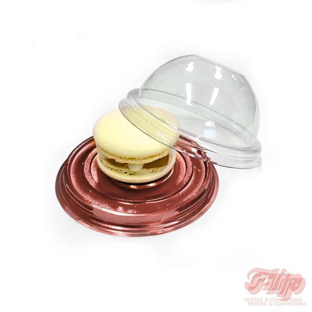 Cake Box Rose Gold Com 10un - FLIP - Amendolate