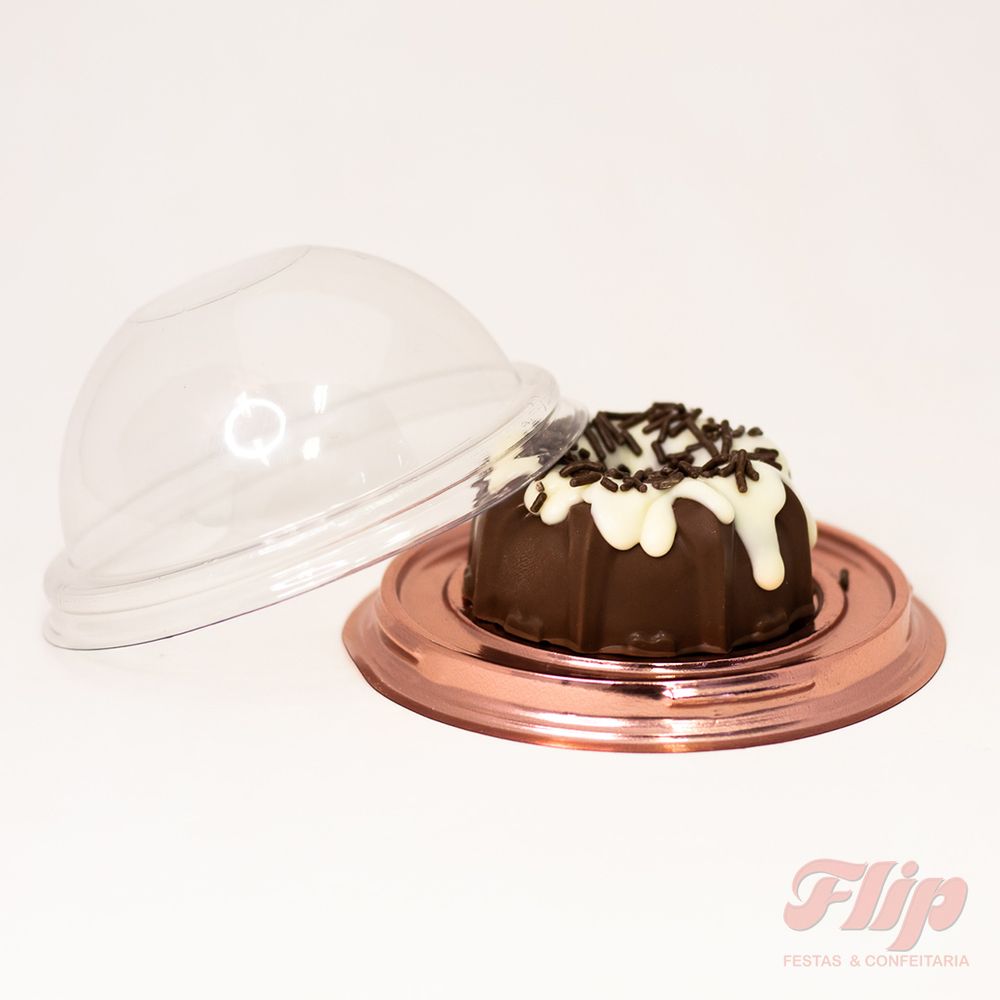Cake Box Rose Gold Com 10un - FLIP - Amendolate